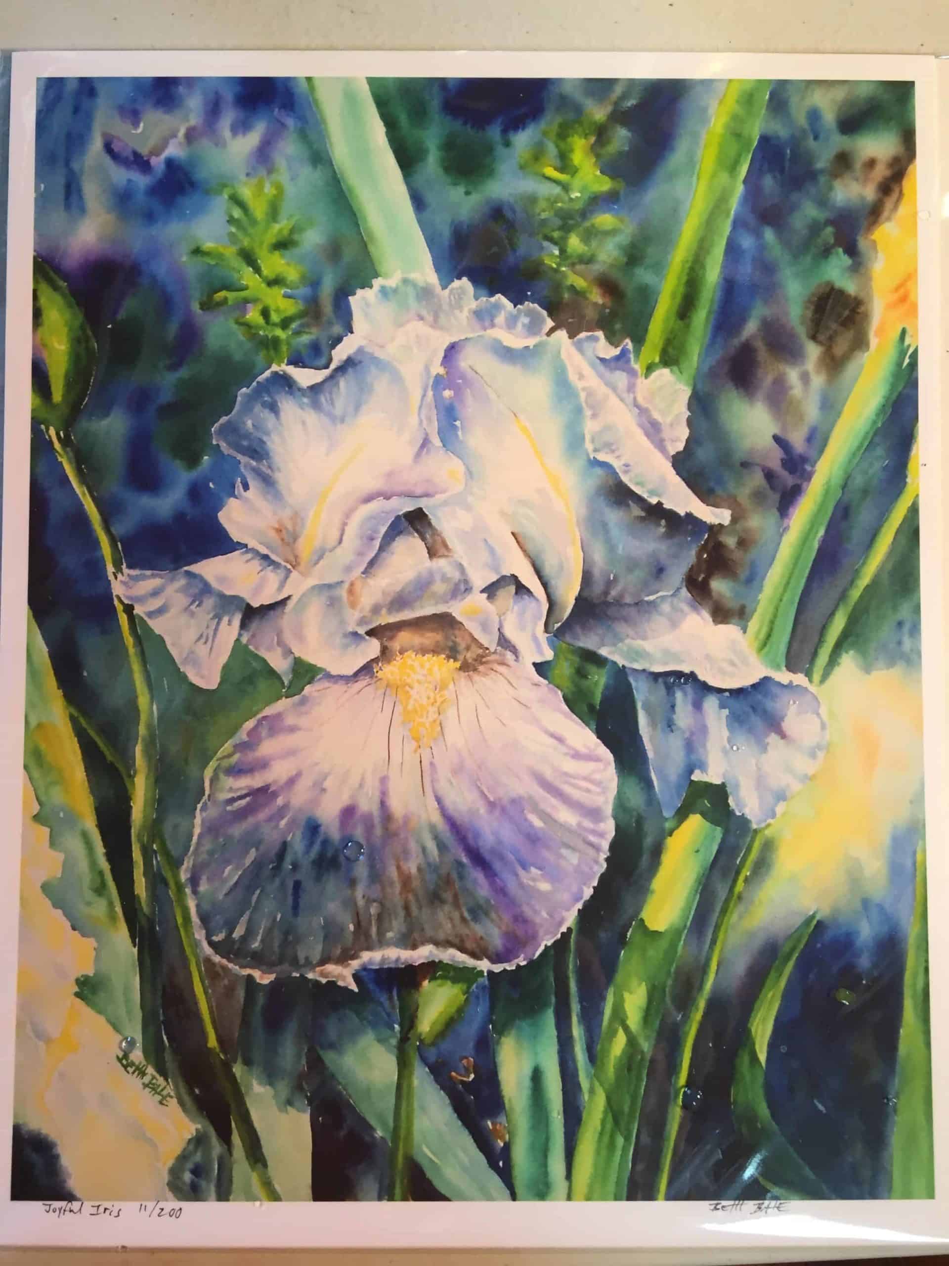 Joyful Iris by Beth Bale - Sanford Brush & Palette Club
